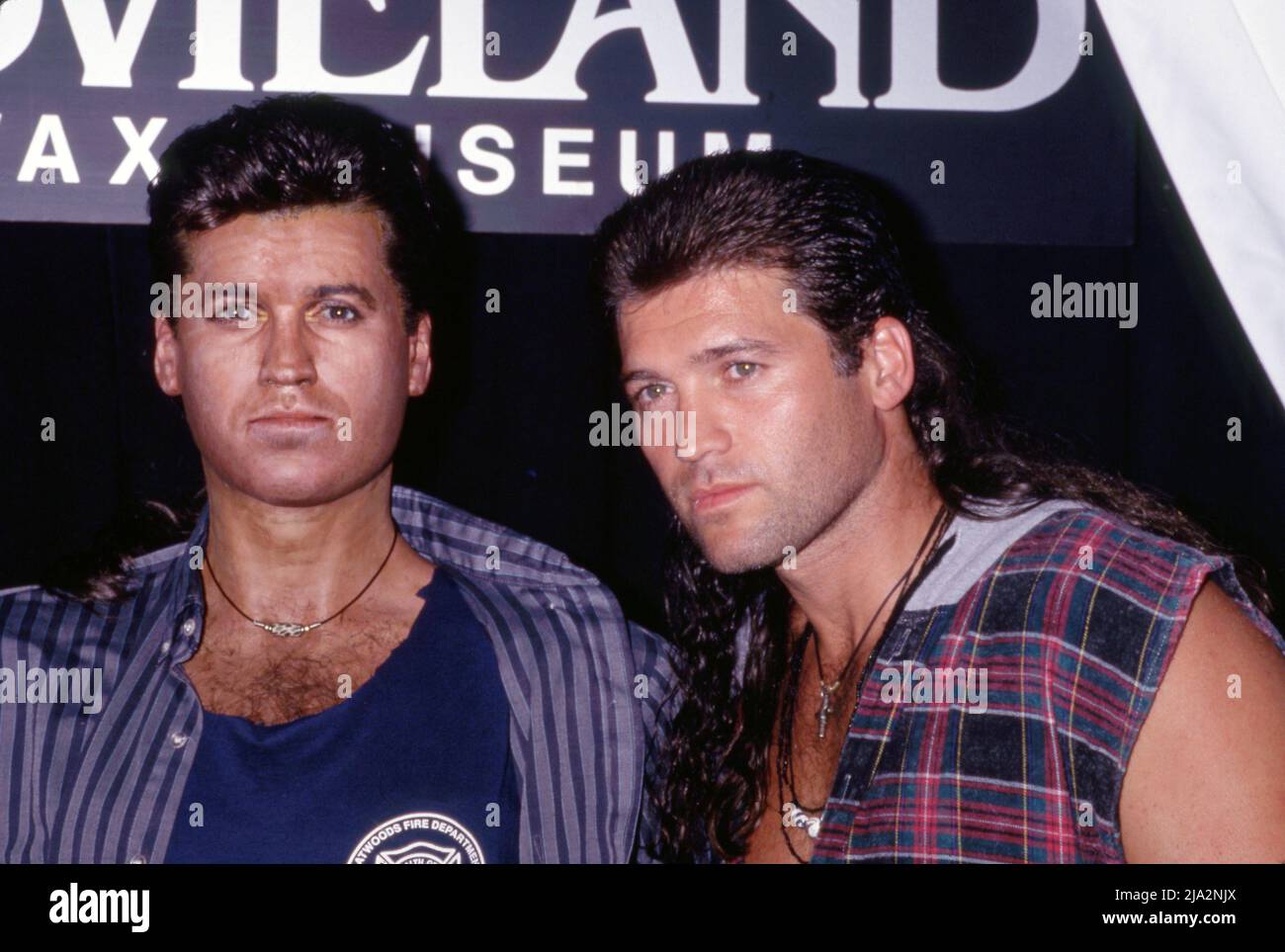 Billy Ray Cyrus at "The Movieland Wax Museum presentation of his wax ...