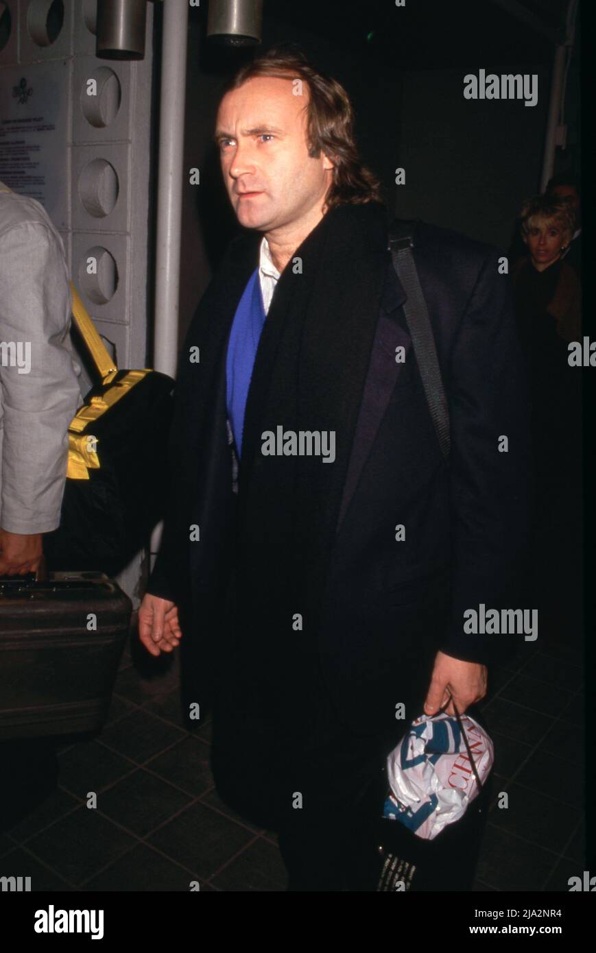 Phil Collins at LAX in the 1980's Credit: Ralph Dominguez/MediaPunch ...