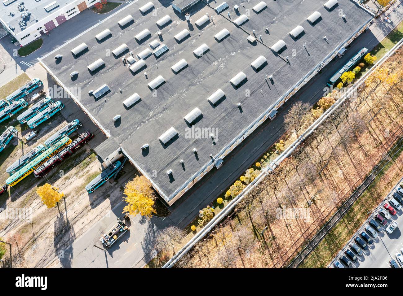 The old tram depot hi-res stock photography and images - Alamy