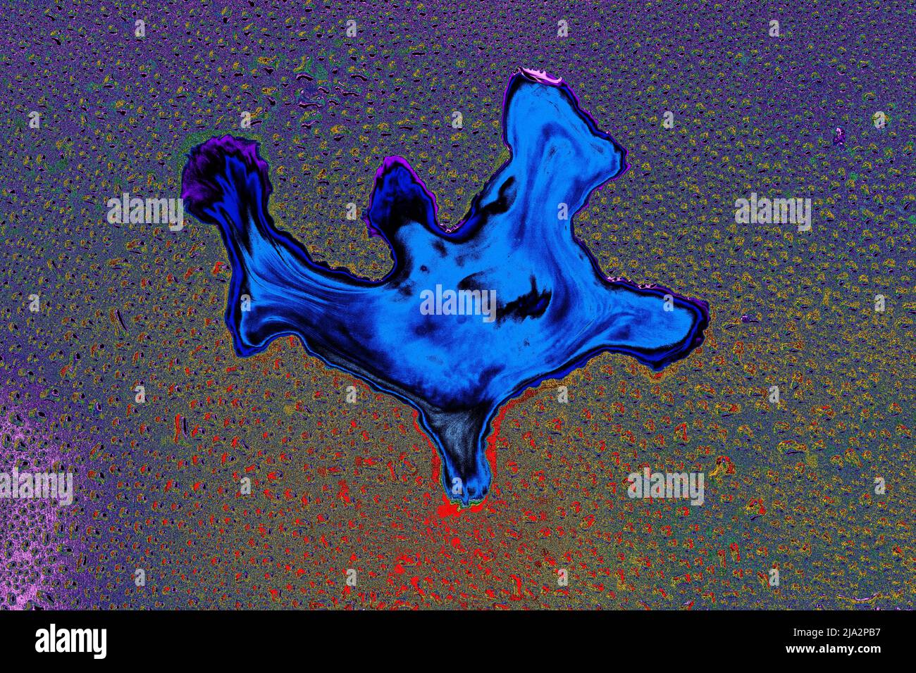 Ebru marbling handmade art, traditional Ebru technique. abstract ...
