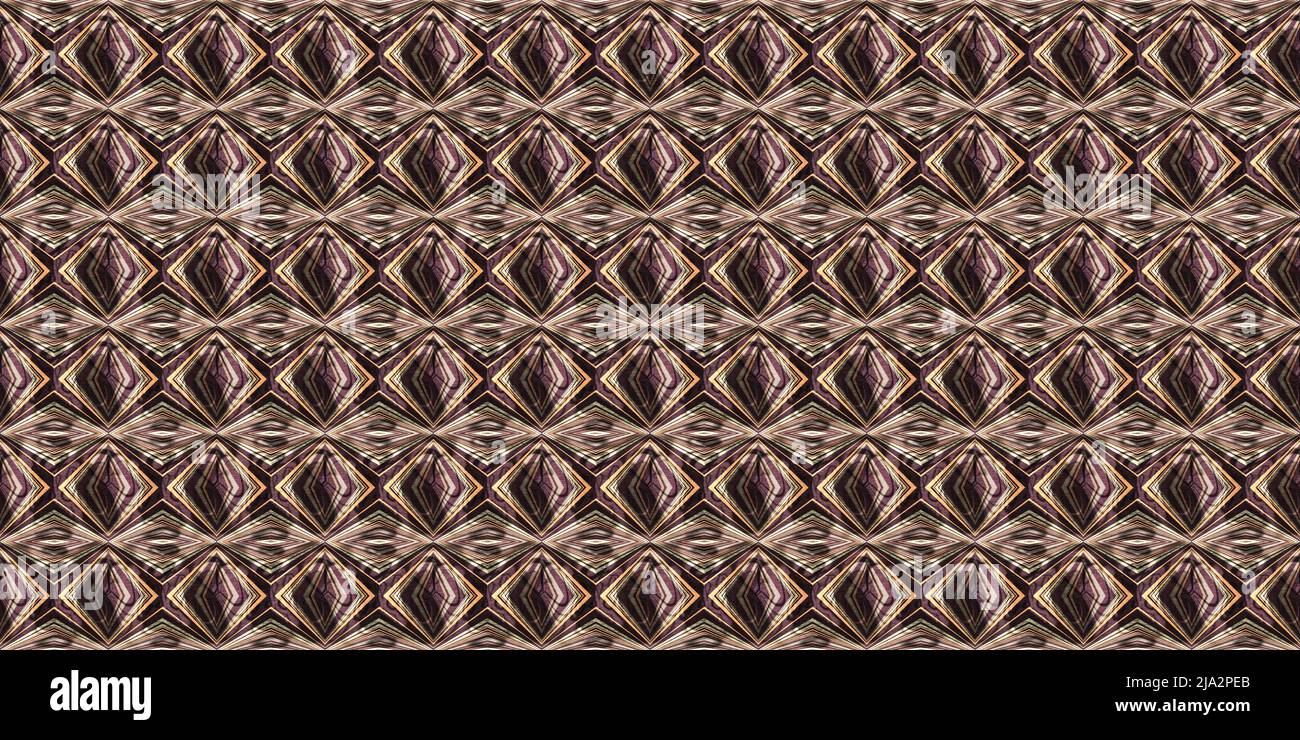 Earthy colours antique victorian geometric seamless border pattern in ...