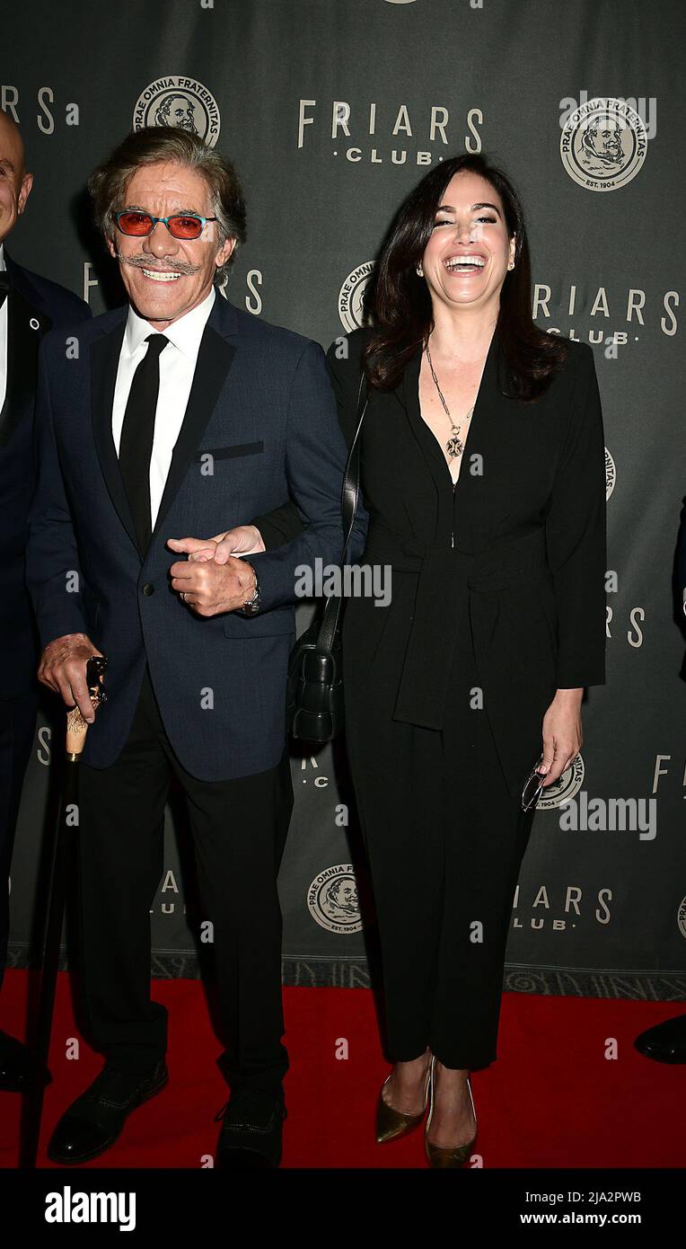 Geraldo Rivera and wife Erica Rivera attend The Friars Club Honors ...