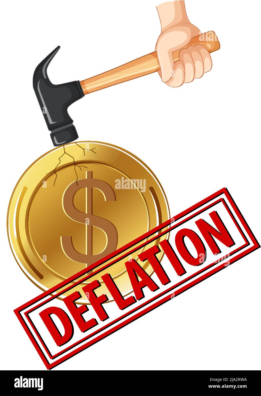 Deflation cartoon High Resolution Stock Photography and Images - Alamy