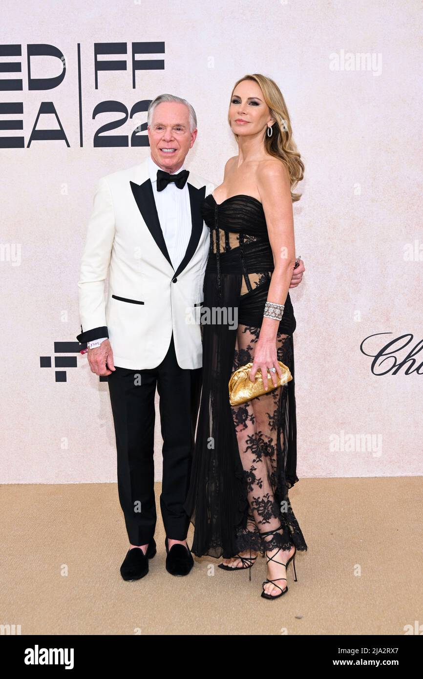 Cannes, France, 26/05/2022, Tommy Hilfiger , Dee Ocleppo Hilfiger 75th ...