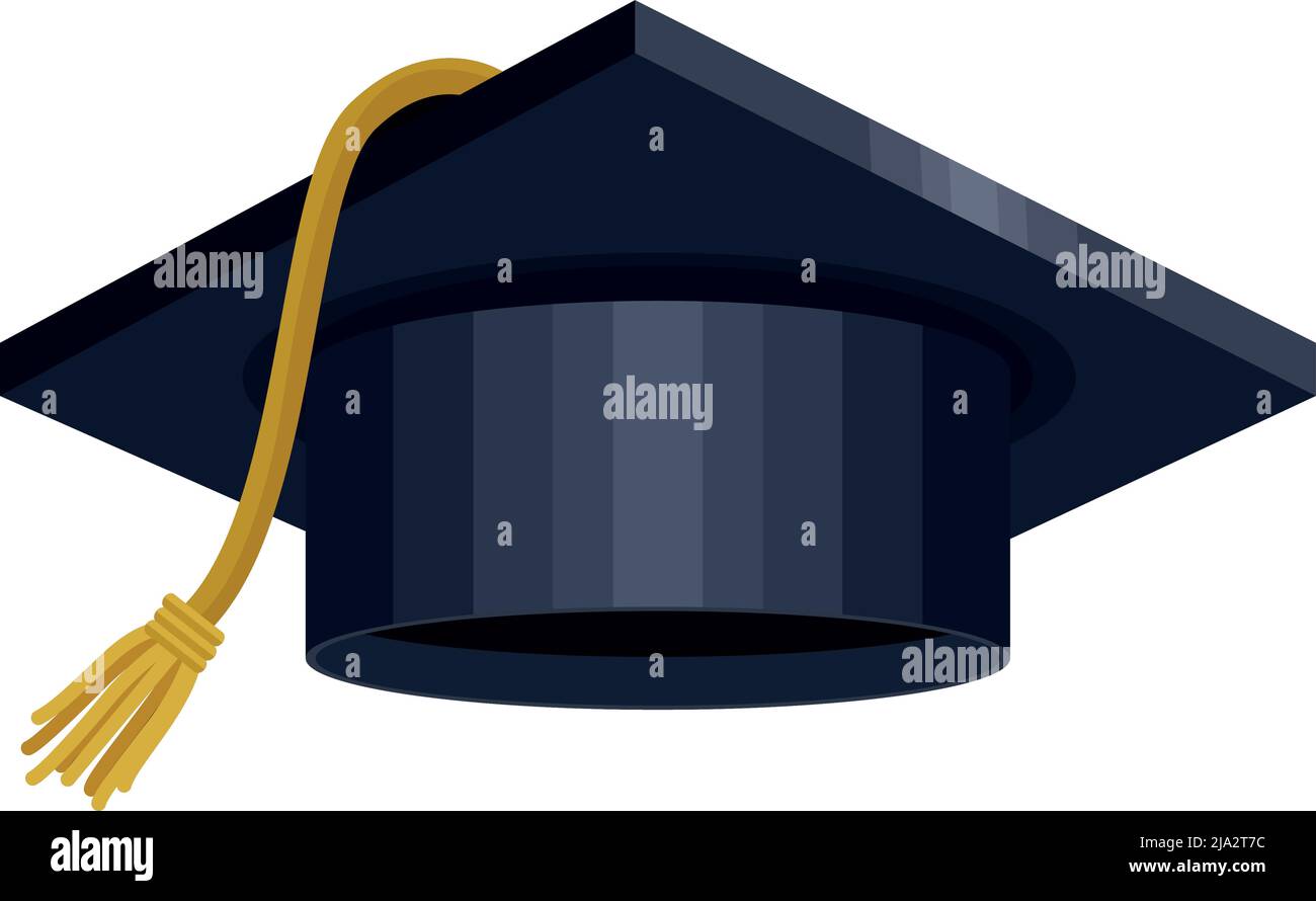 graduation hat blue Stock Vector Image & Art - Alamy