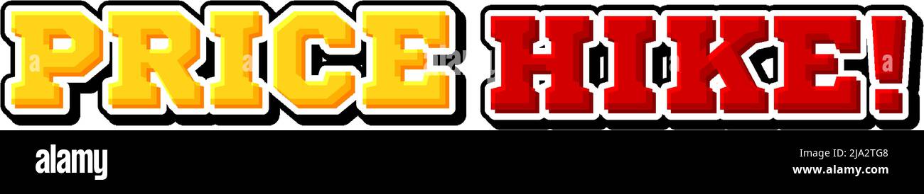 Price Hike word logo illustration Stock Vector Image & Art - Alamy