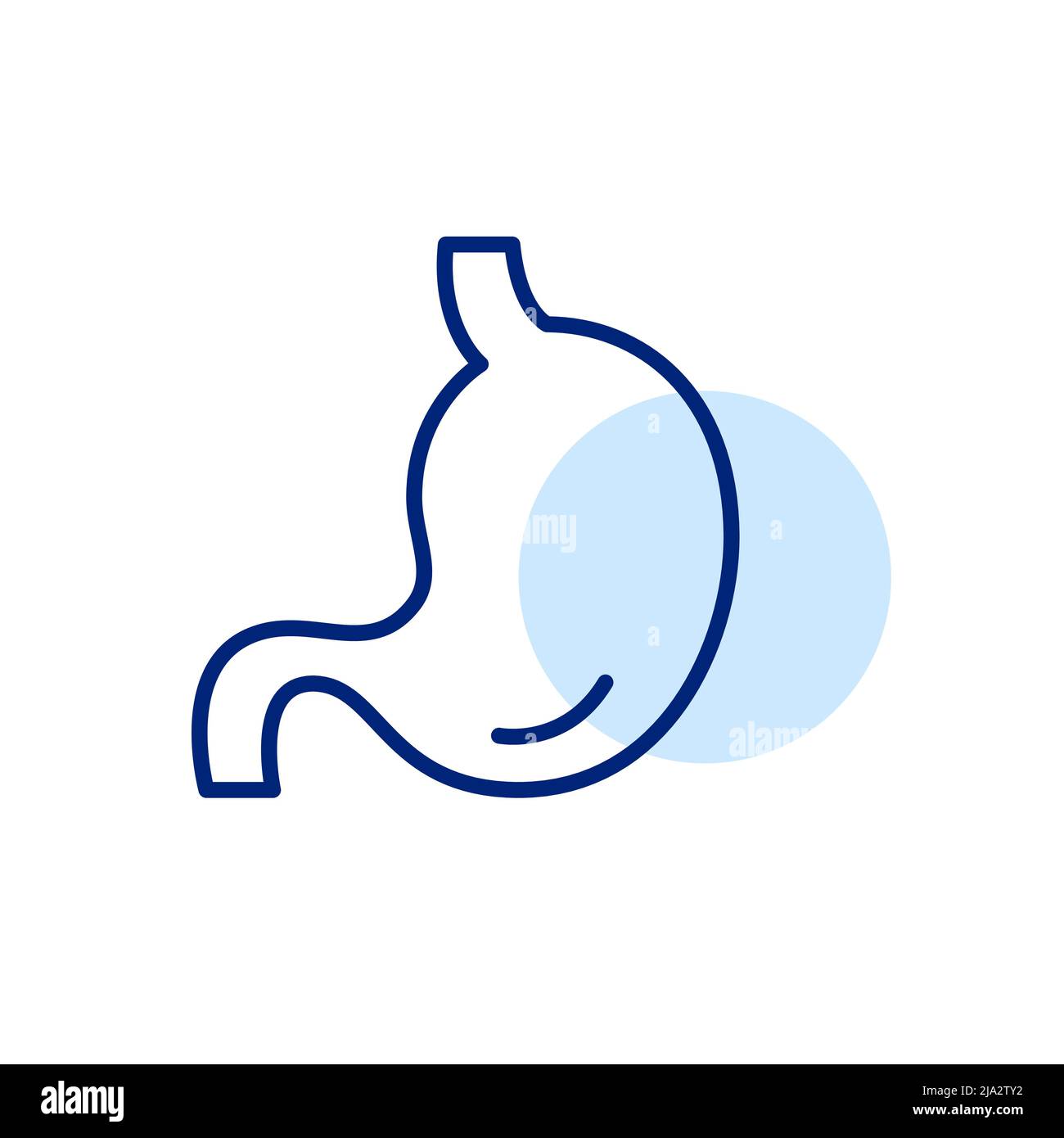 Human stomach icon. Organ anatomy and healthcare. Pixel perfect ...