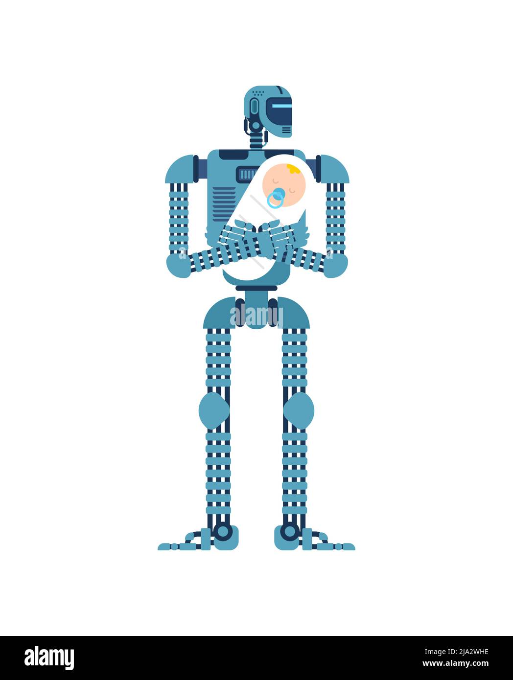 Robot parent Stock Vector Images - Alamy