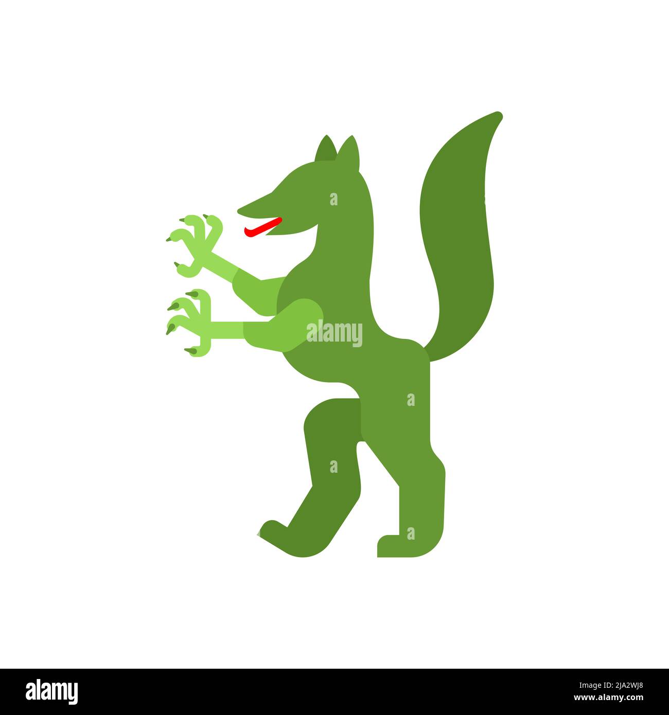 Enfield Heraldic animal. Fantastic Beast. Monster for coat of arms ...