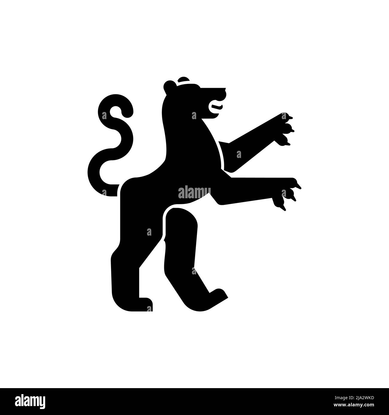 Leopard coat of arms Cut Out Stock Images & Pictures - Alamy