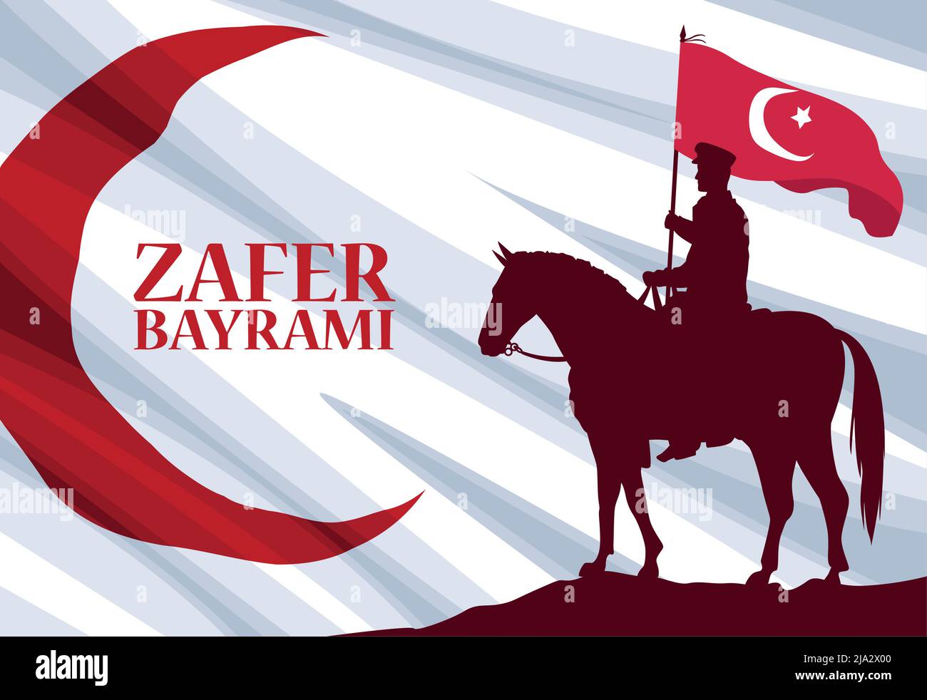 zafer bayrami lettering celebration Stock Vector Image & Art - Alamy