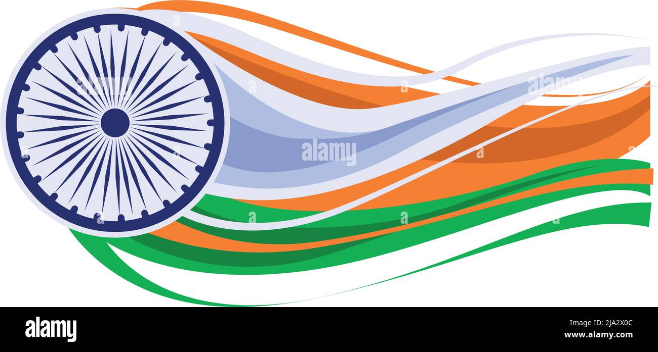 ashoka chakra and flag Stock Vector Image & Art - Alamy