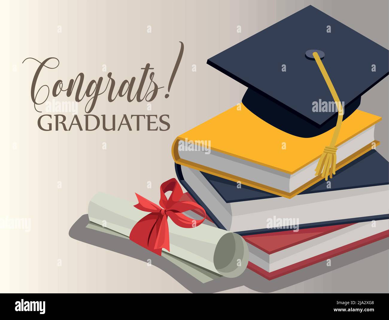 congrats graduates celebration Stock Vector Image & Art - Alamy
