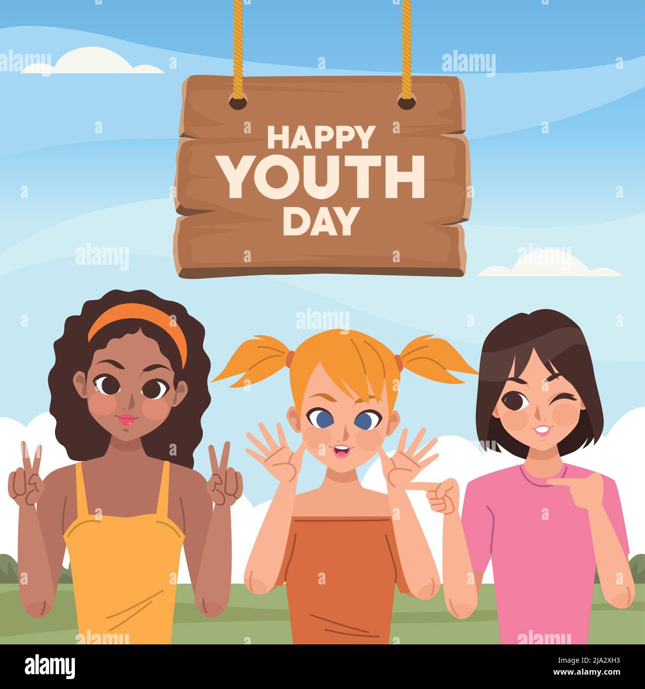 Youth empowerment Stock Vector Images - Alamy