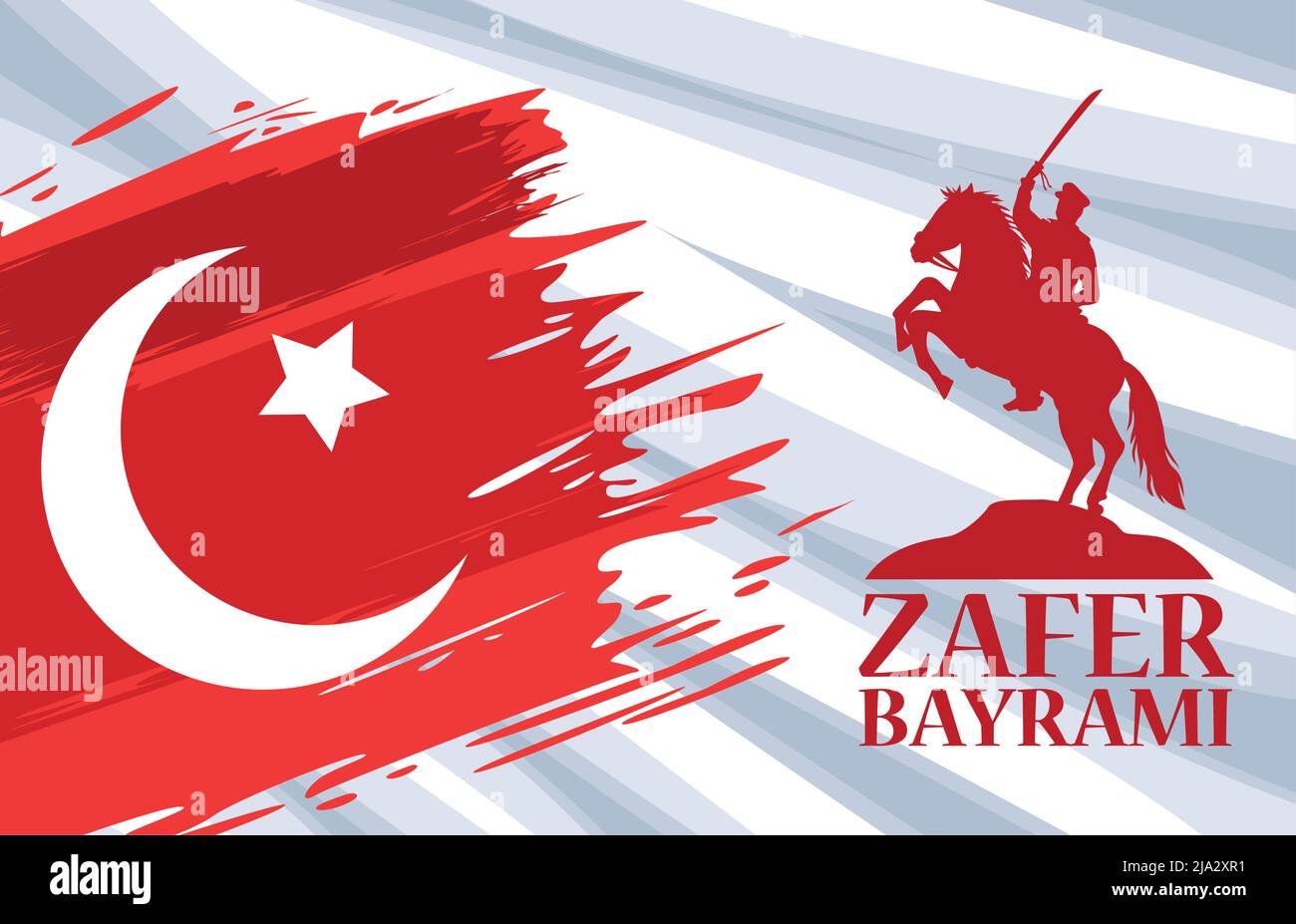 zafer bayrami card Stock Vector Image & Art - Alamy
