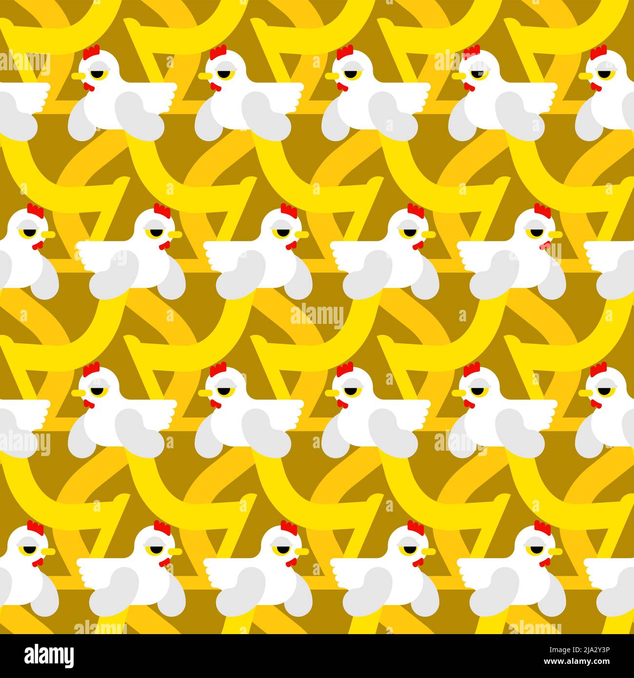Chicken pattern seamless. hen background. farm bird texture Stock ...