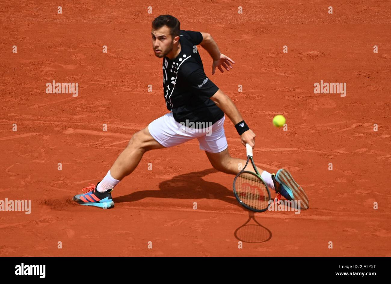 Paris, France. May 26, 2022, Hugo Gaston during French Open Tennis ...