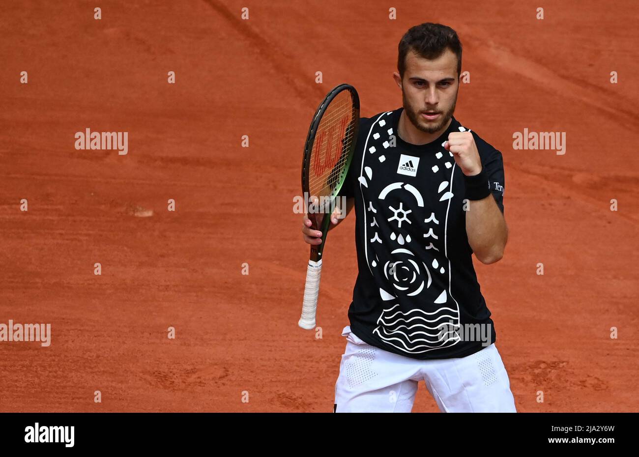 Paris, France. May 26, 2022, Hugo Gaston during French Open Tennis ...