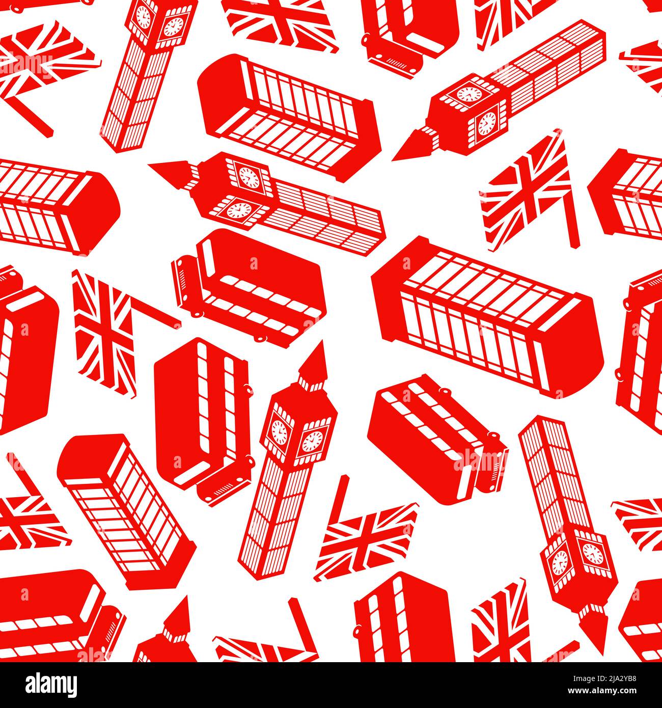 London pattern seamless. United Kingdom background. Landmark of London ...