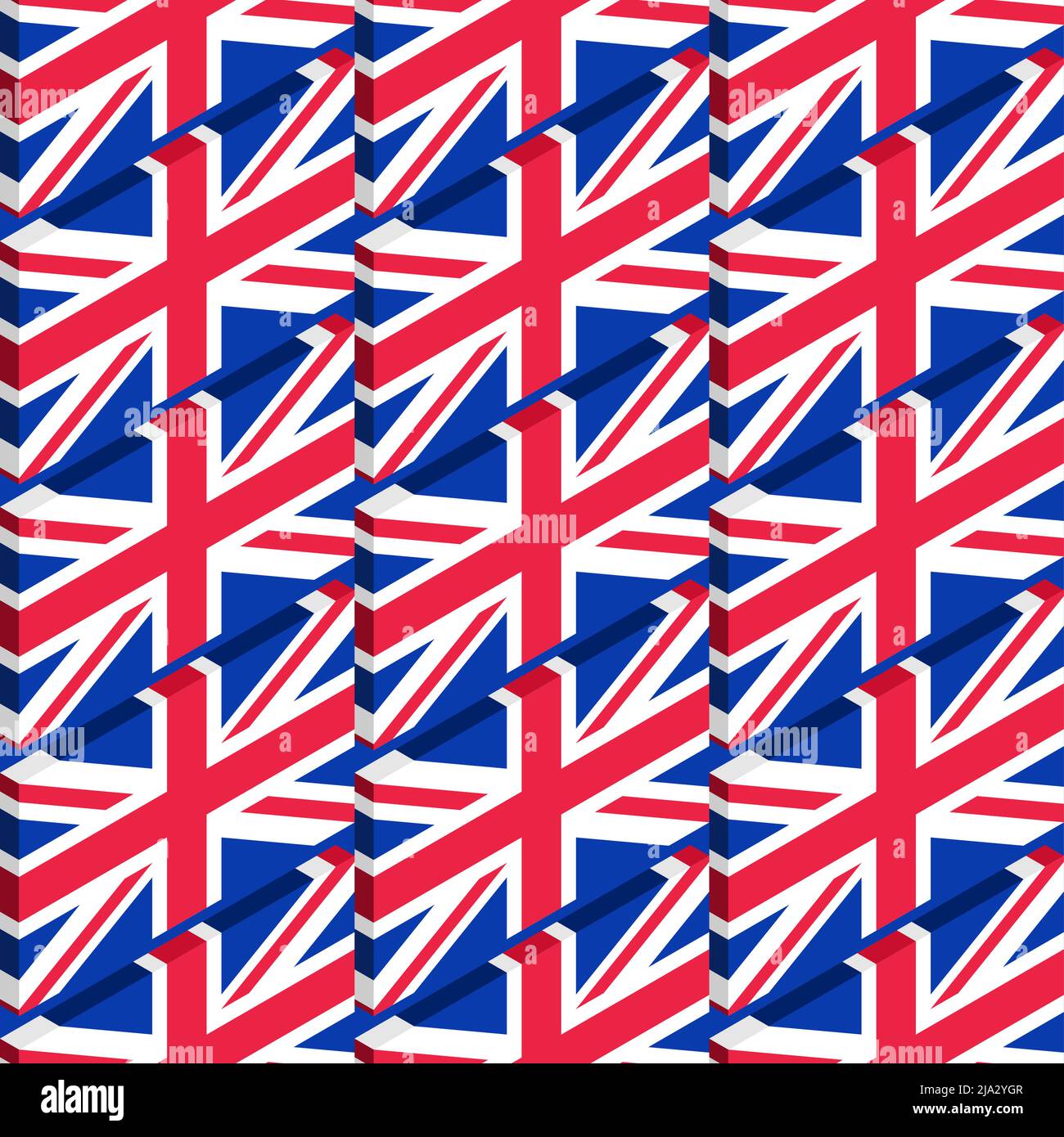 UK flag pattern seamless. Great Britain flag background. United Kingdom ...