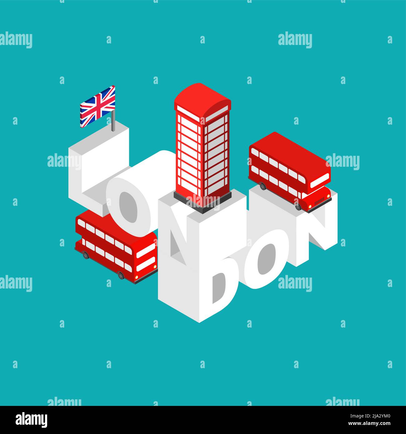 London lettering sign object letters. Typography Landmark of London ...