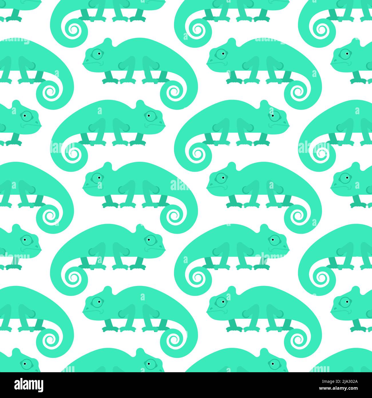 Chameleon pattern seamless. cartoon Reptile background. Baby fabric ...
