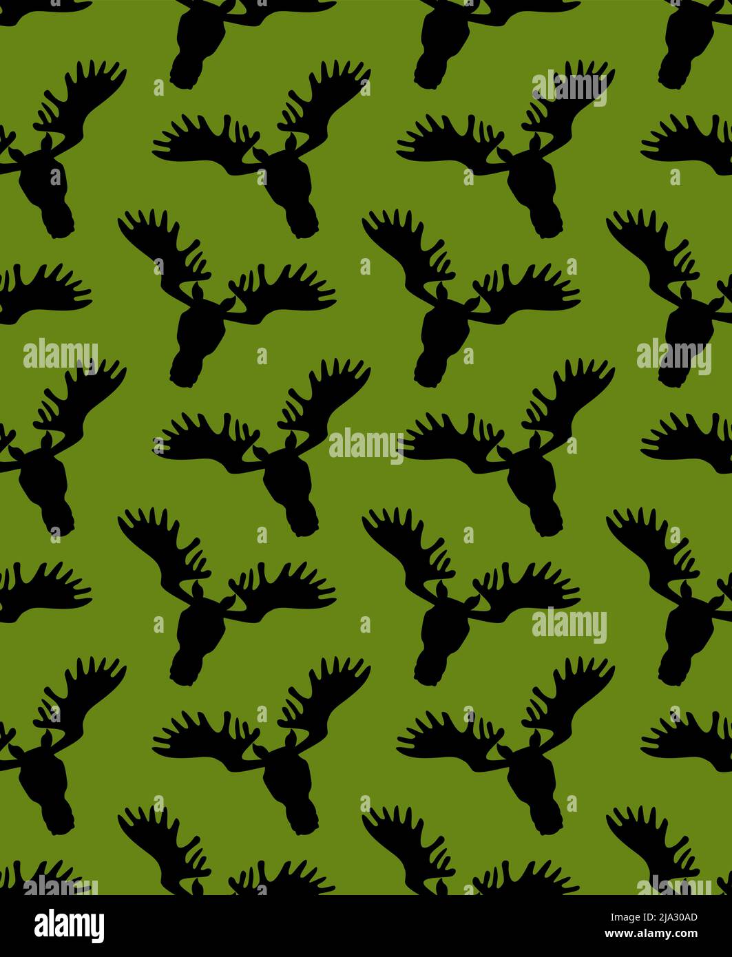 Elk pattern seamless. Deer background. Vector texture Stock Vector ...