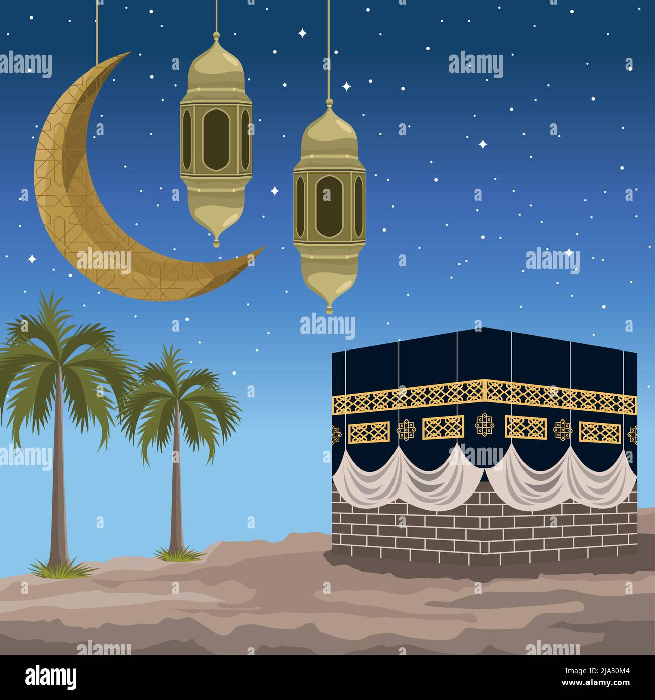 Saudi trees Stock Vector Images - Alamy