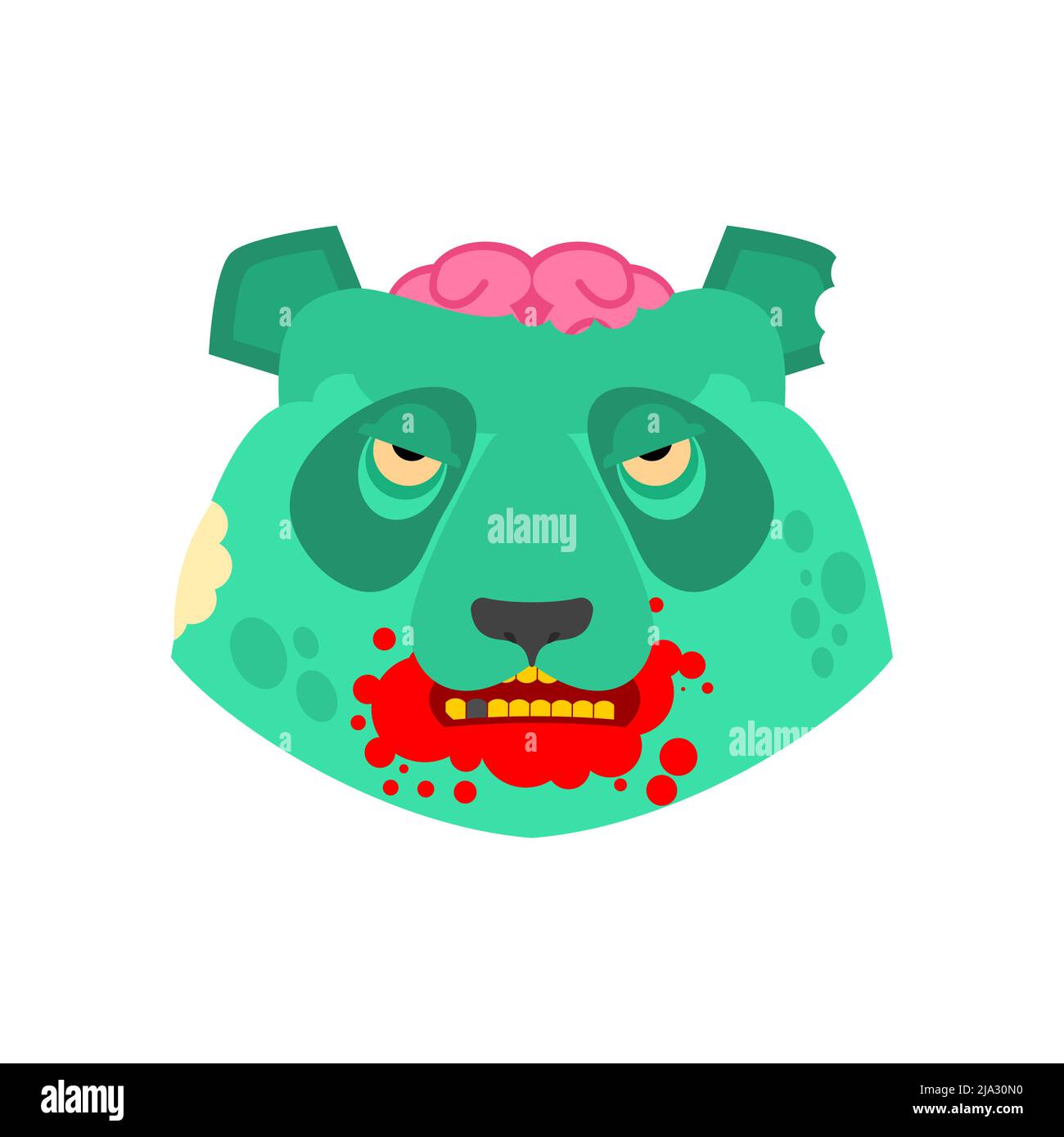 Dead panda bear Stock Vector Images - Alamy