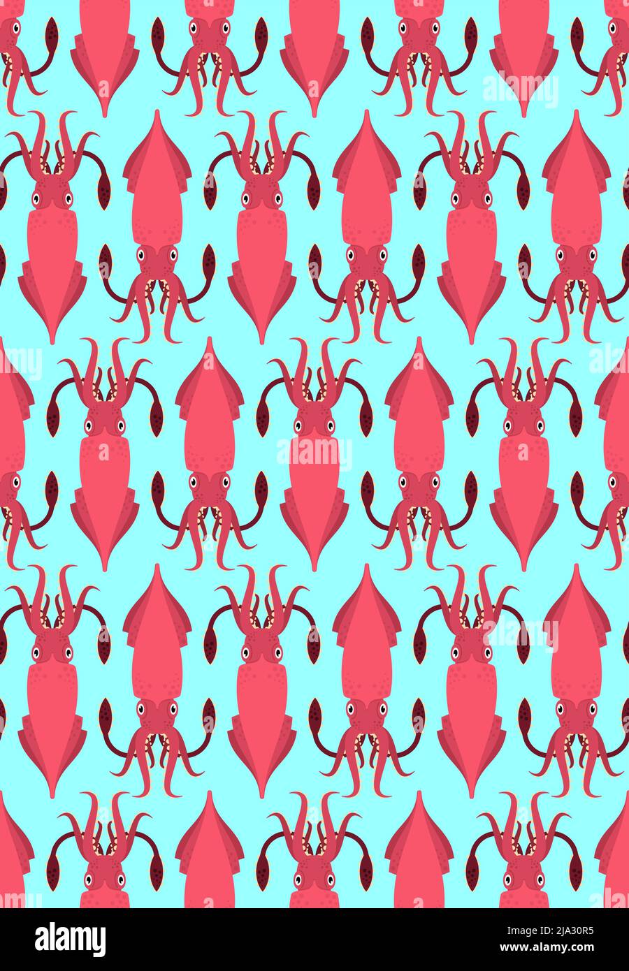 Squid pattern hi-res stock photography and images - Alamy