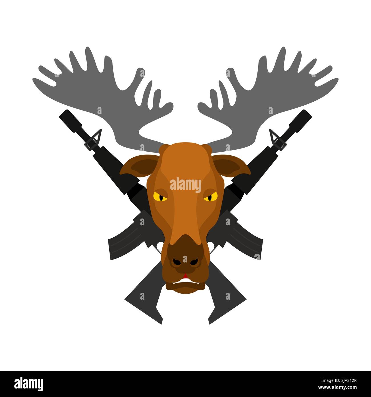 Hunter trophy silhouette hi-res stock photography and images - Alamy