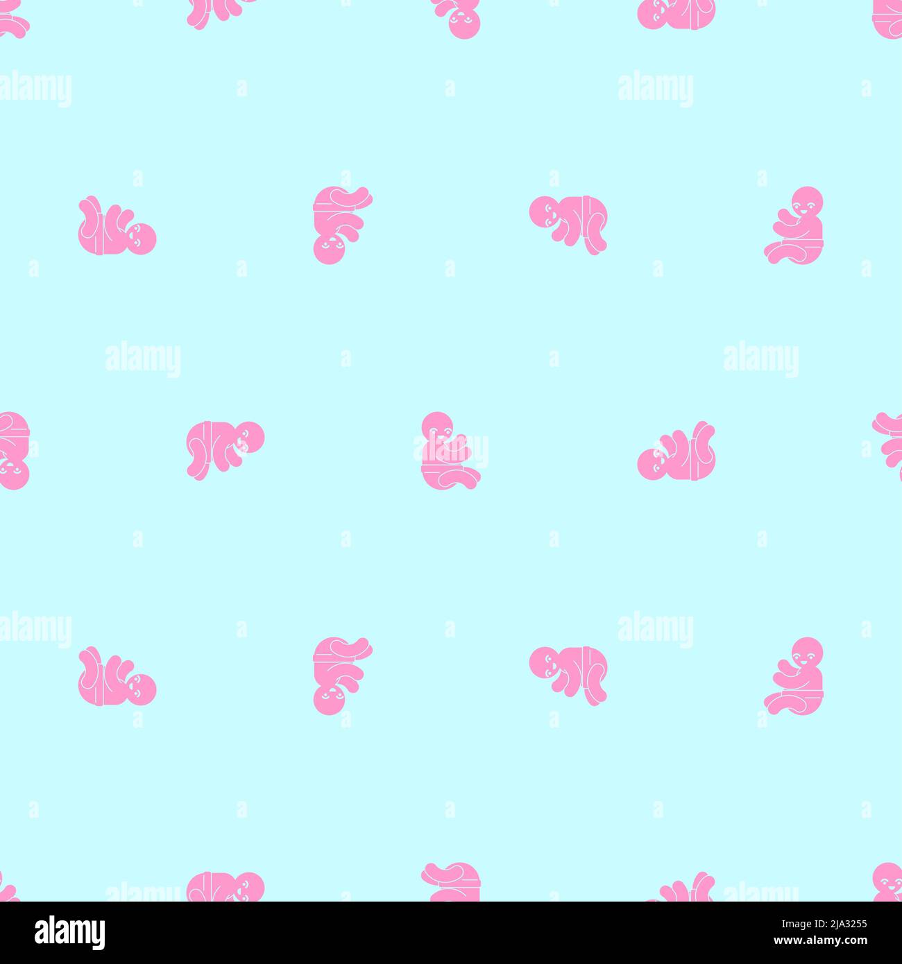 Little baby pattern seamless. little kid background. small children ...