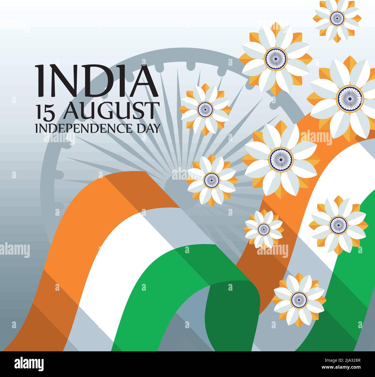 india independence day lettering Stock Vector Image & Art - Alamy