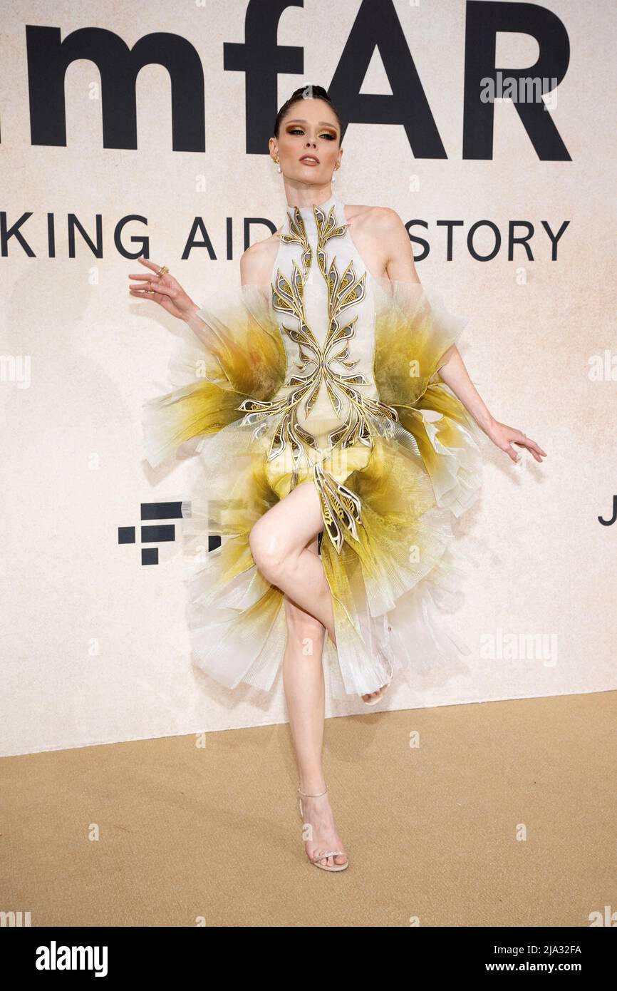 Coco Rocha attends the amfAR Cannes Gala 2022 at Hotel du Cap-Eden-Roc ...