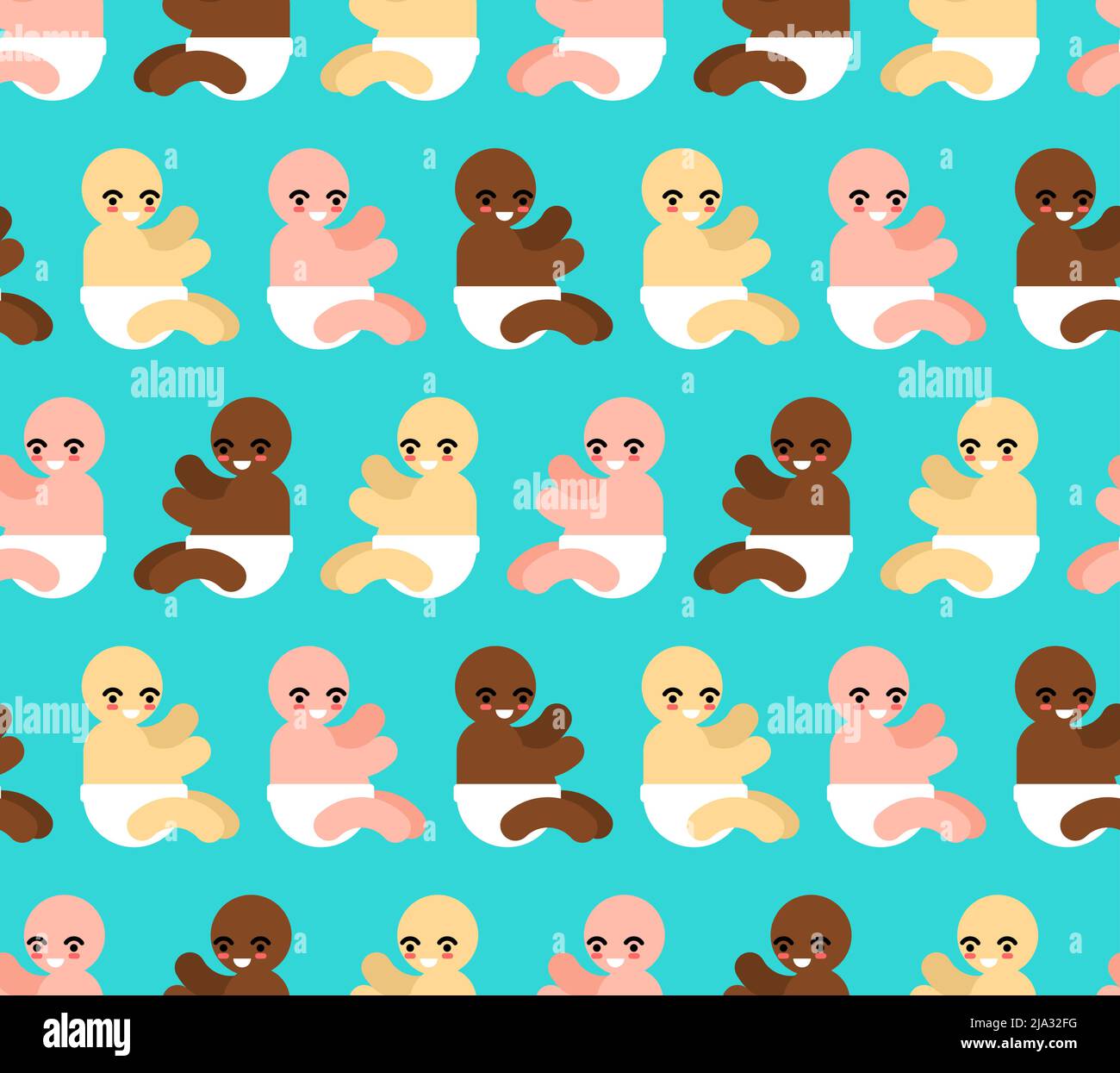 Little baby pattern seamless. little kid background. small children ...