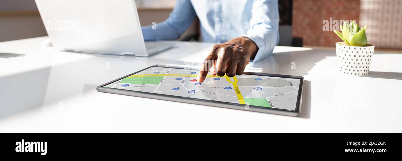 Gps location map hi-res stock photography and images - Alamy