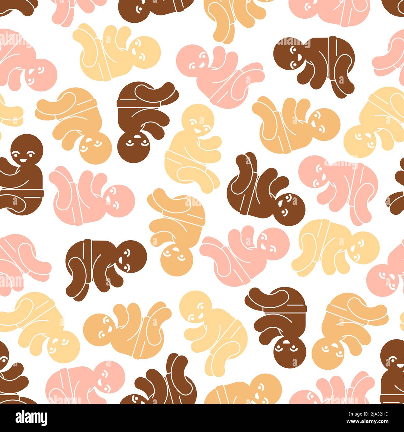 Little baby pattern seamless. little kid background. small children ...