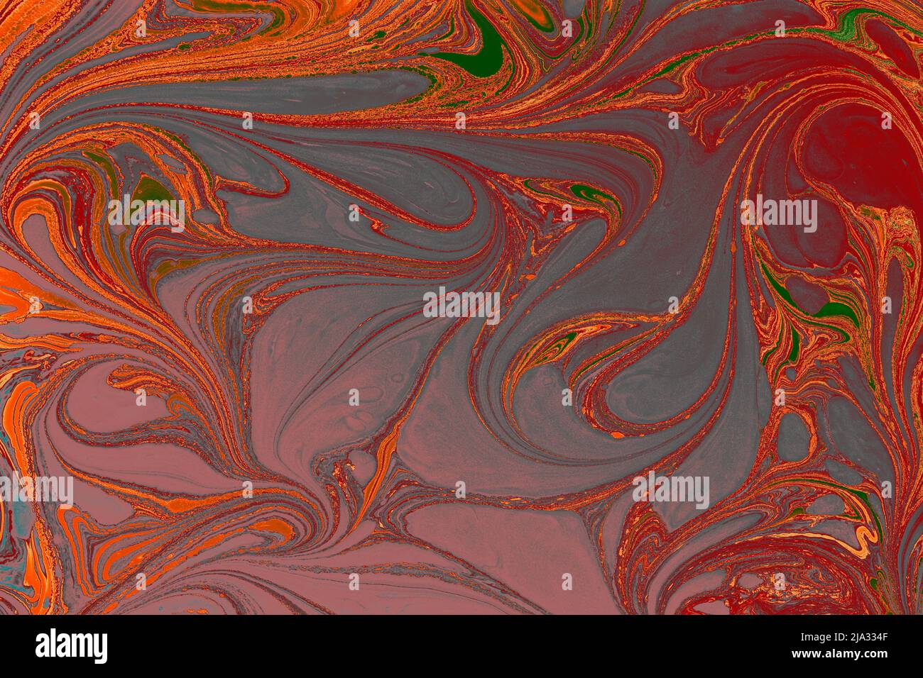 Ebru marbling handmade art, traditional Ebru technique. abstract ...