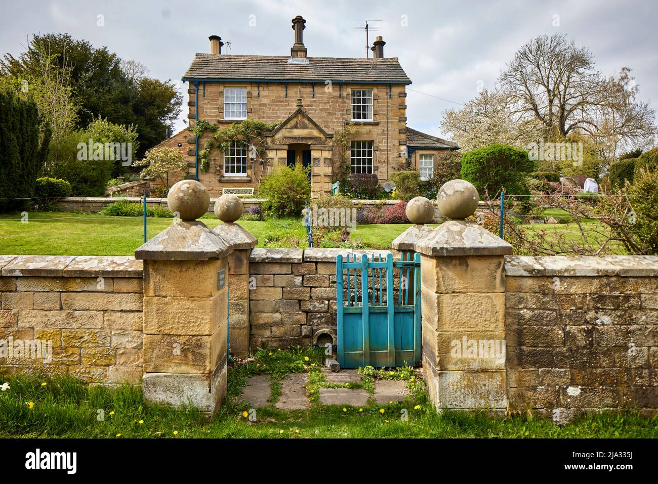 Edensor is a picturesque village in Derbyshire, England Much of the ...