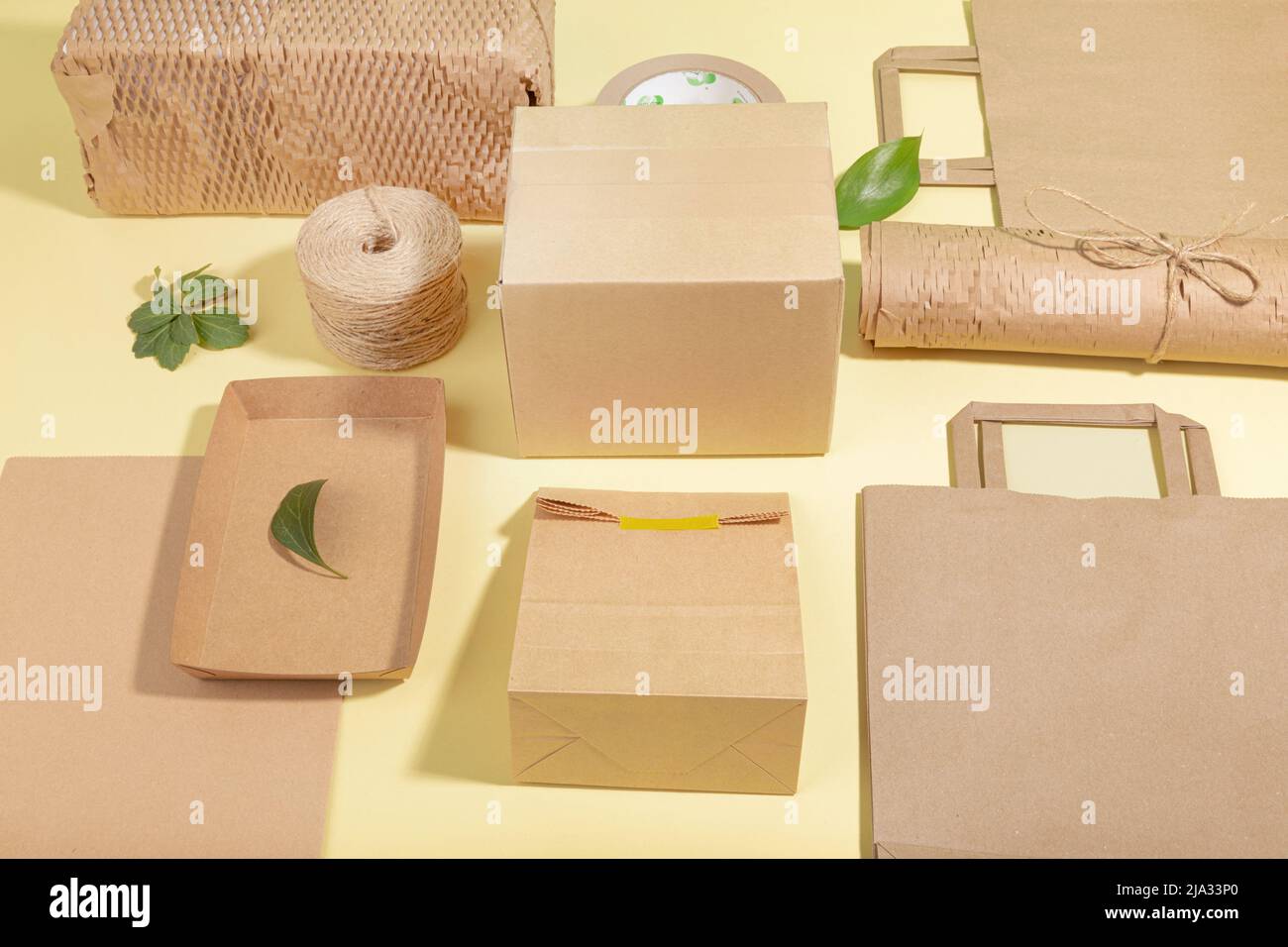 protect earth and environment concept, paper package Stock Photo - Alamy