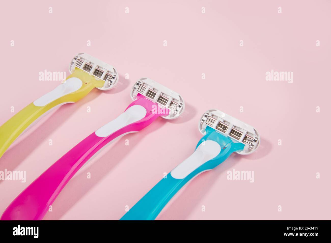 waxing products, razor photo Stock Photo - Alamy