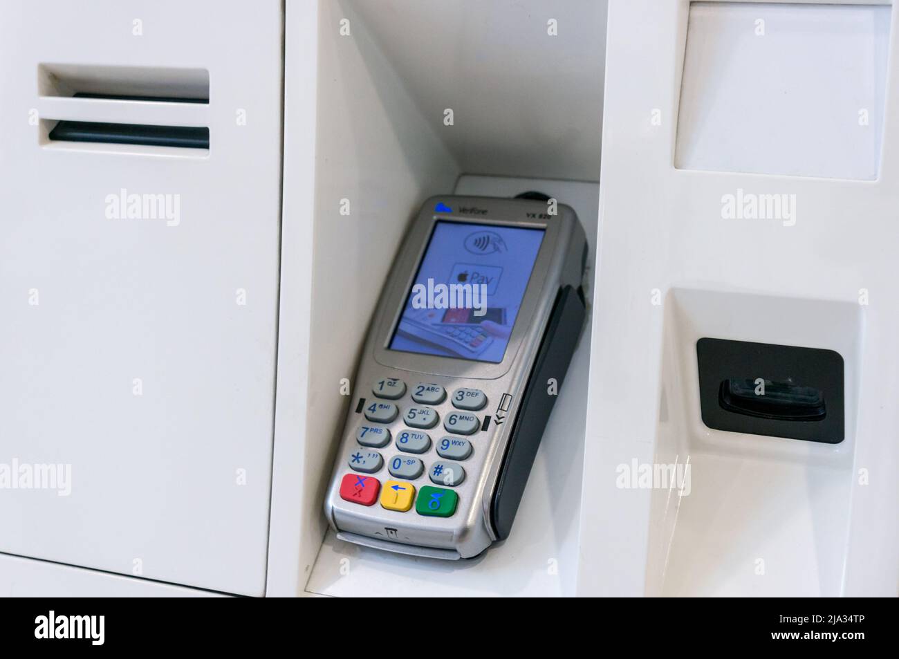 Moscow, Russia, March 13 2018: Close up shot of McDonald's ordering ...