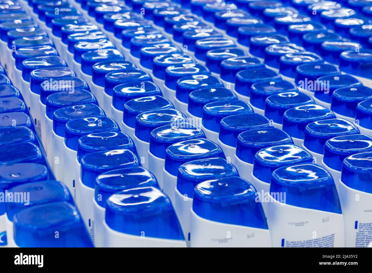 close up of deodorant plastic caps in supermarket Stock Photo - Alamy