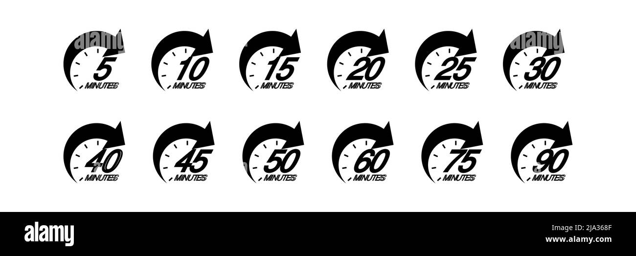 Simple Set of Timers Related Icons Stock Vector Image & Art - Alamy