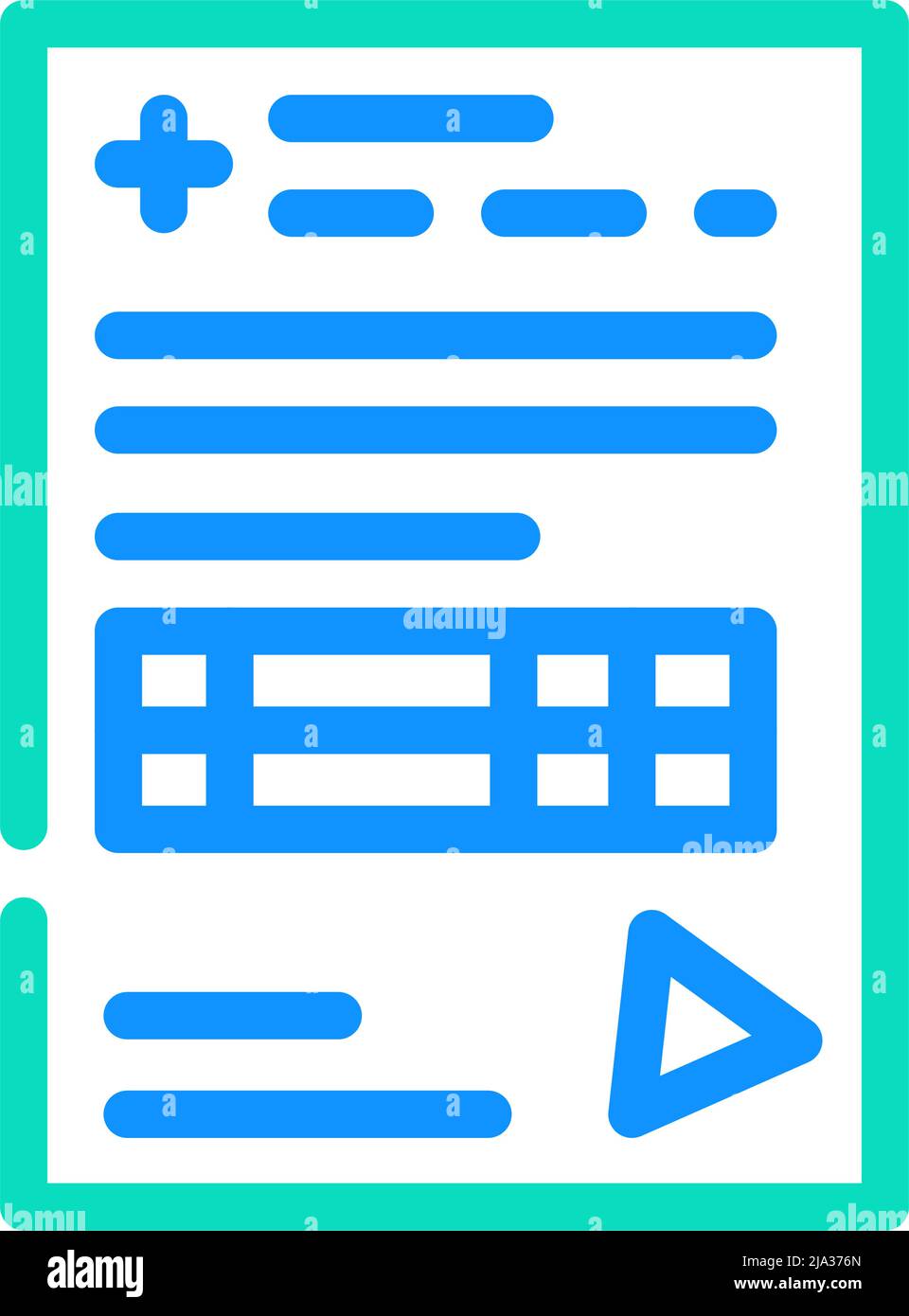 certificate of medical board color icon vector illustration Stock ...