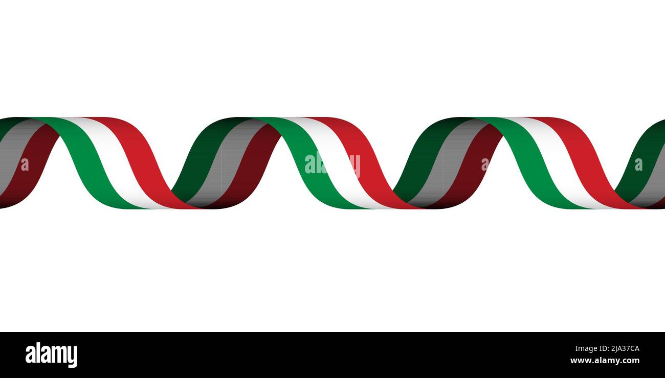National tricolor ribbon of Italy Stock Vector Image & Art - Alamy