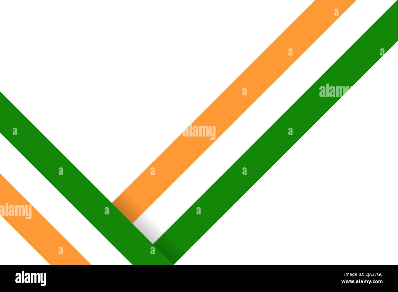National tricolor ribbon of India Stock Vector Image & Art - Alamy