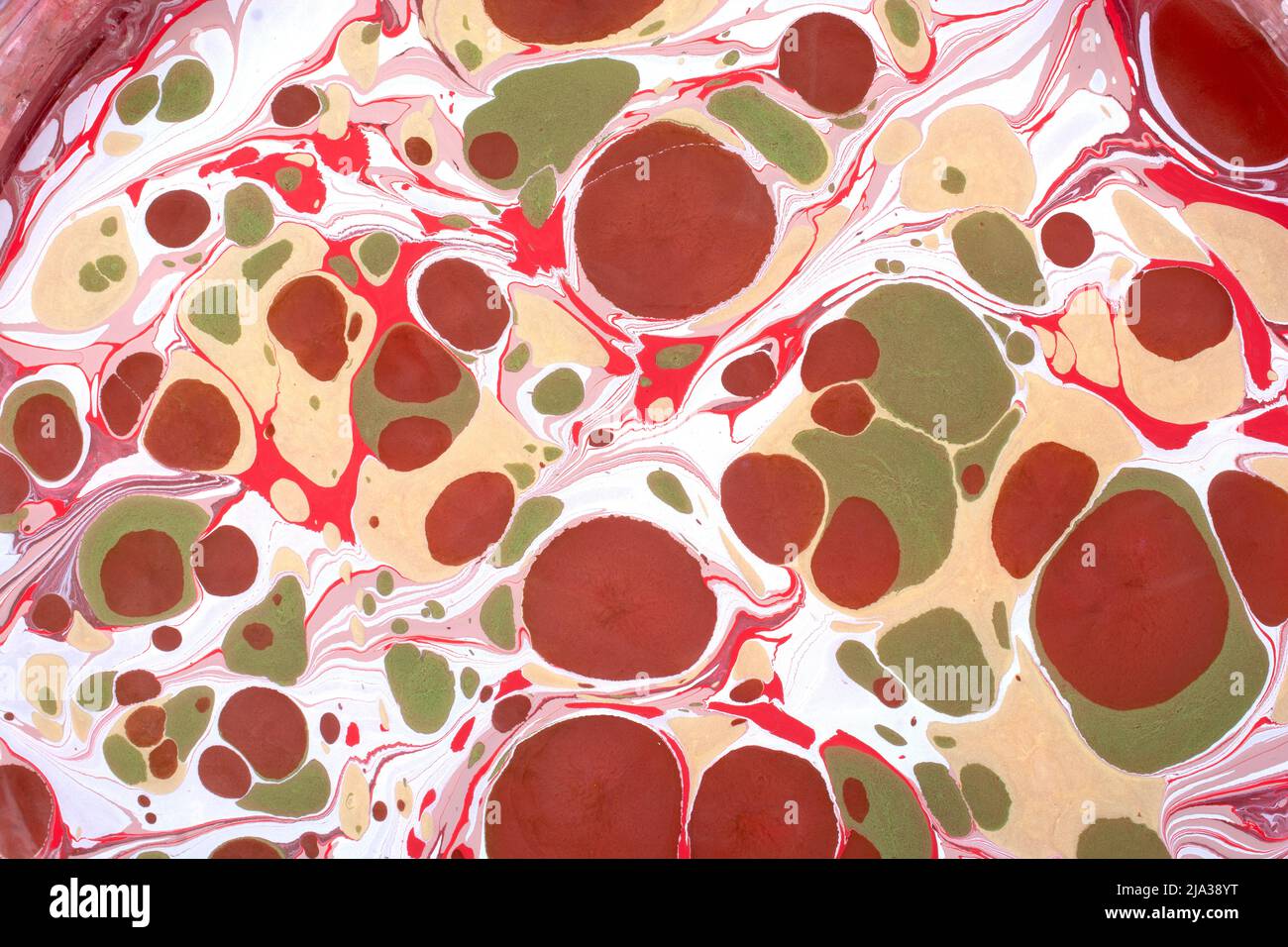 Ebru marbling handmade art, traditional Ebru technique. abstract ...