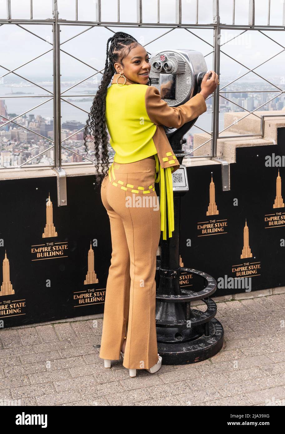 New York, US, May 26, 2022, Priah Ferguson from Stranger Things attend ...