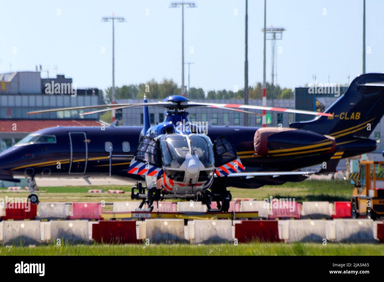 Airbus police (politie) helicopter is lifting off at Rotterdam The ...